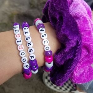 Jewelry | Vsco Sksksk And I Opp Pony Bead Kandi Bracelet | Poshmark